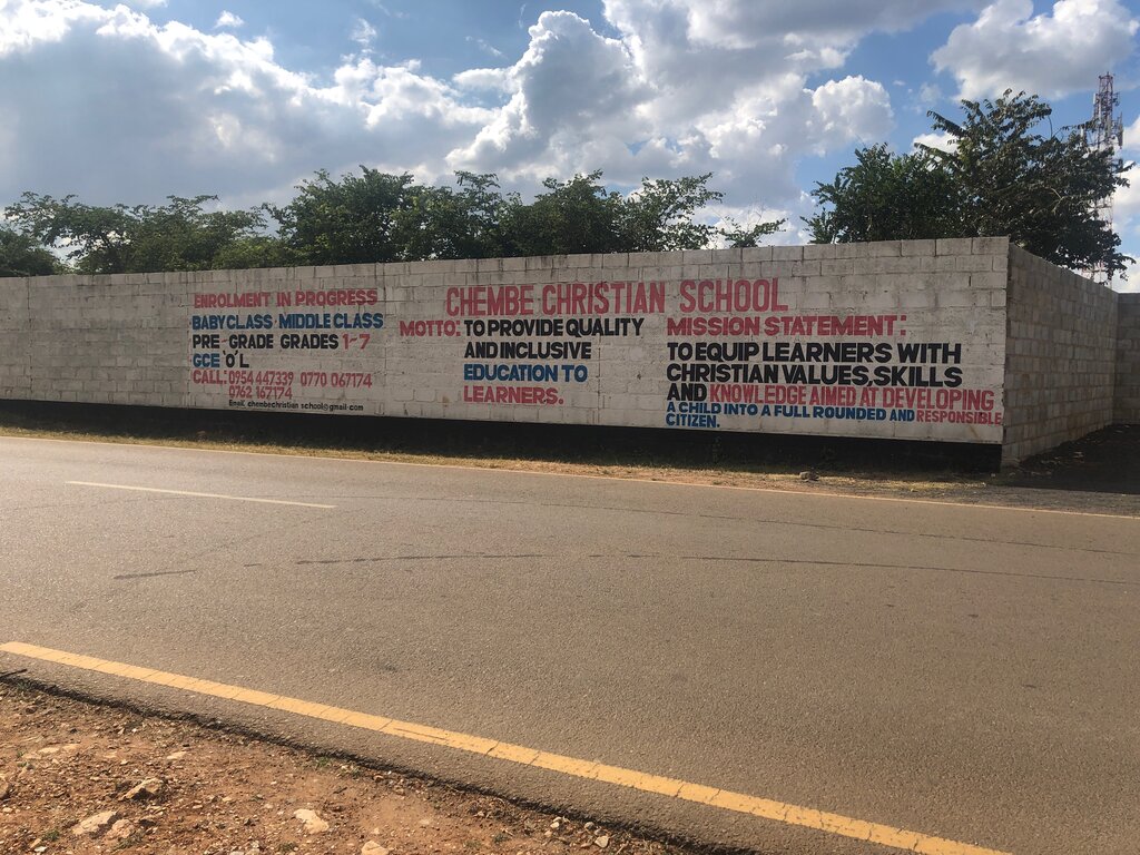 Ortaokul Chembe Christian School, Lusaka, foto