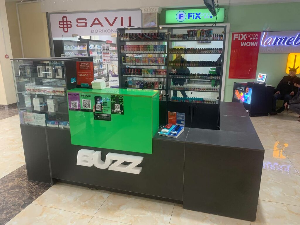 Elektronik sigara satış noktaları The Buzz, Taşkent, foto