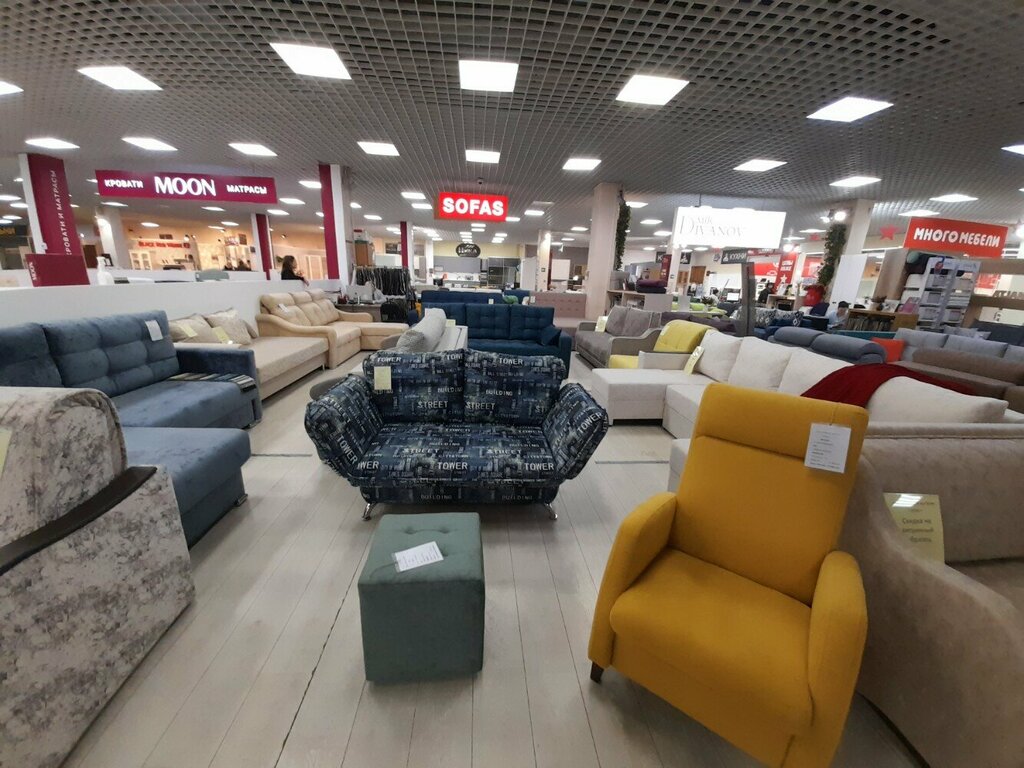 Koltuk takımı mağazaları Sofas, Moskova, foto