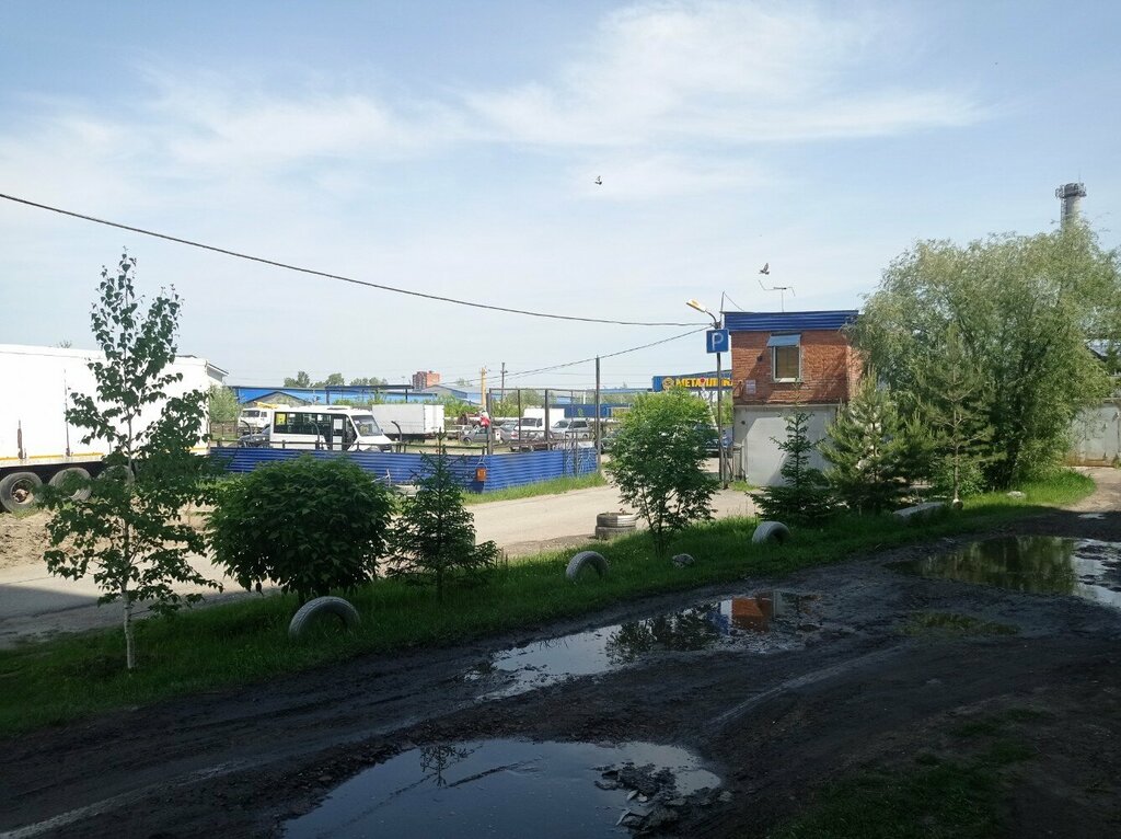 Geçiş noktaları, güvenlik kontrol alanı Автостоянка Омскэлектроснаб, Omsk, foto