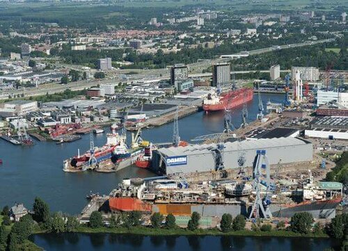 Photo: Damen Shipyards Sharjah Fze, shipbuilding, ship repair, Sharjah ...