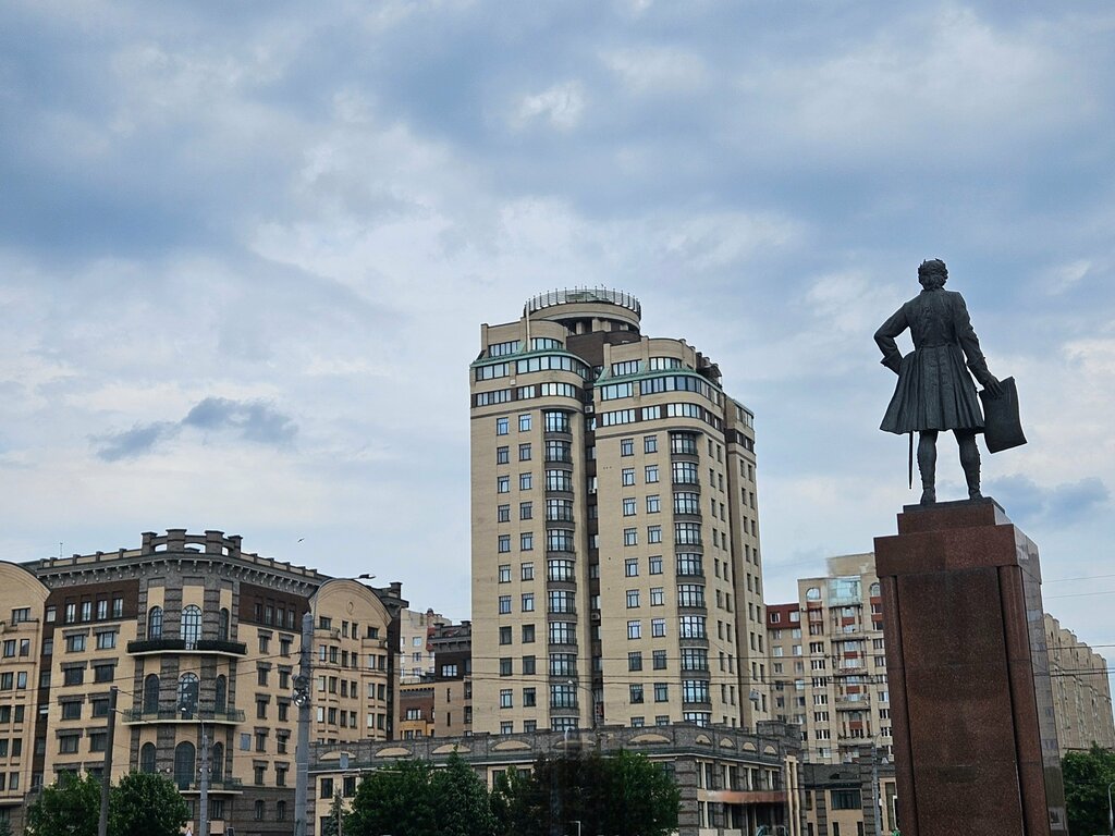 Anıt, heykel Пётр I, Saint‑Petersburg, foto