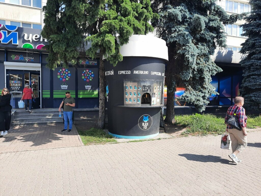 Al götür kahve Black fox, Gomel, foto