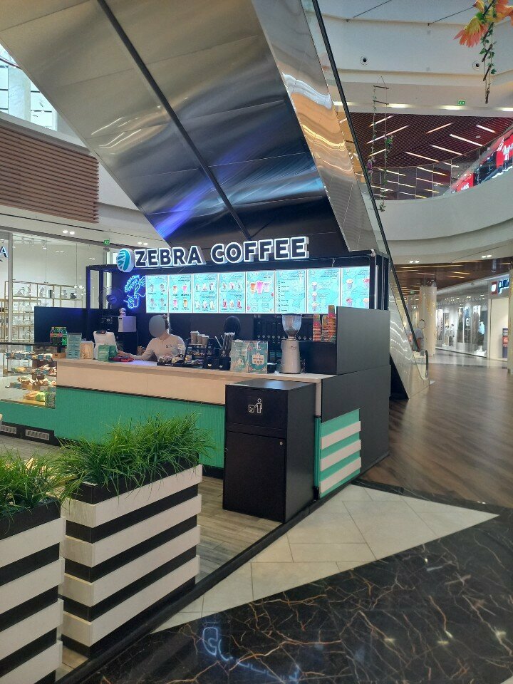 Kahve dükkanları Zebra Coffee, Pavlodar, foto