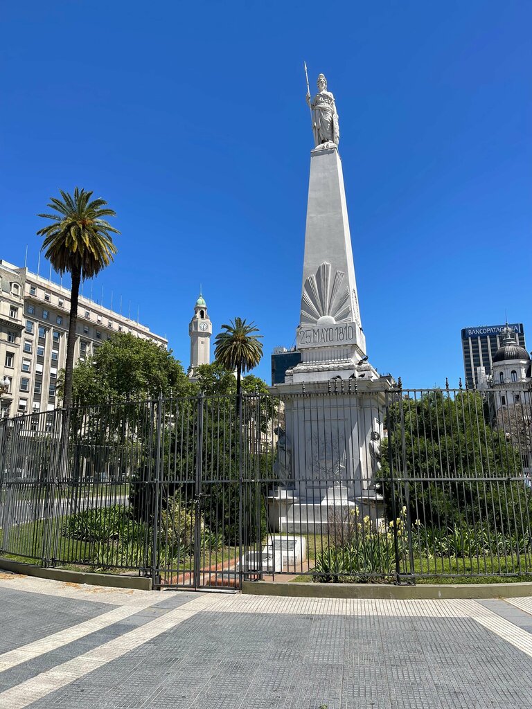 Turistik yerler Pirámide de Mayo, Buenos Aires, foto