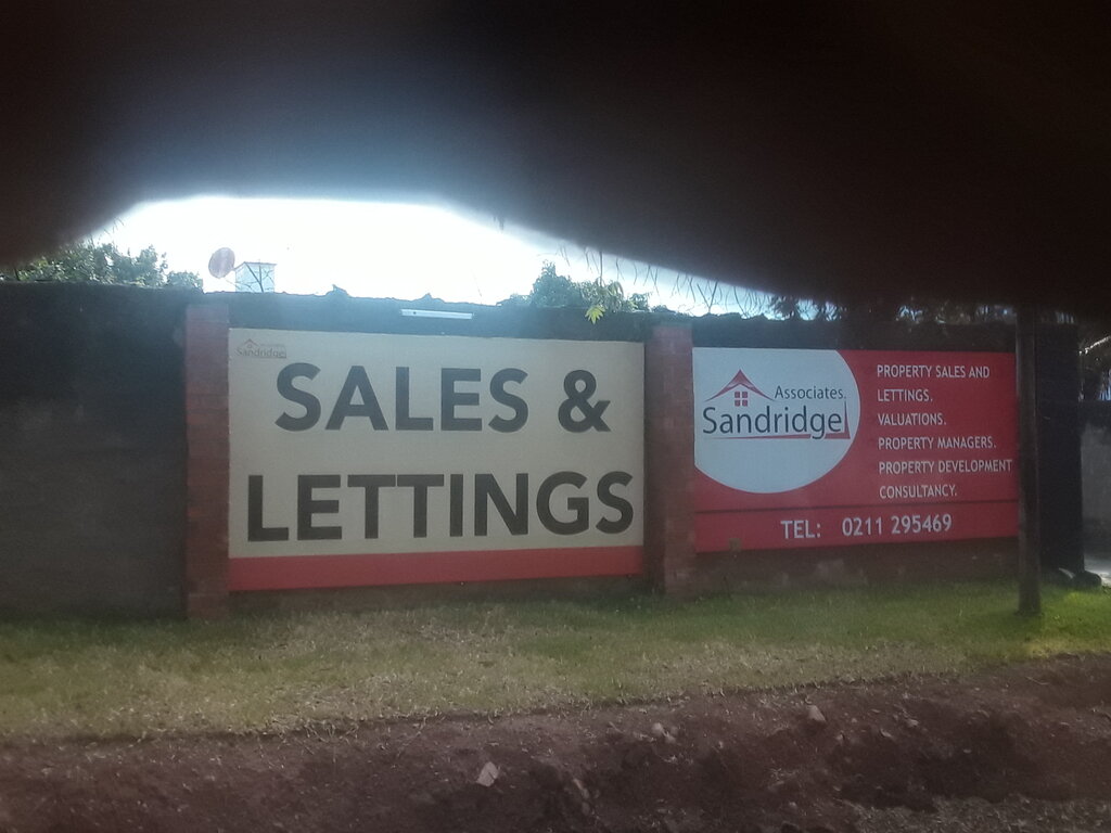 Emlak ofisi Sandridge Associates, Lusaka, foto