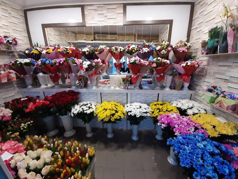Çiçekçiler Живые цветы, Buzuluk, foto