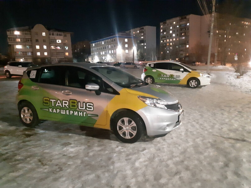 Kullan-bırak otomobiller StarBusCarsharing, Habarovsk, foto