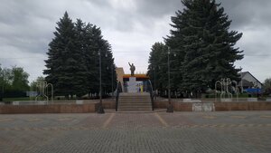 В.И. Ленин (Tambov Region, Zherdevka, ploshchad Lenina), anıt, heykel  Jerdevka'dan