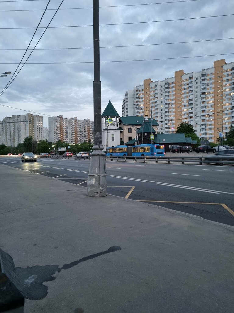 Toplu taşıma durağı 4th Microdistrict of Mitino, Moskova, foto