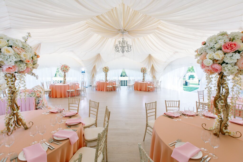 Düğün, toplantı salonu Шатёр у Вознесенского сада, Moskova, foto