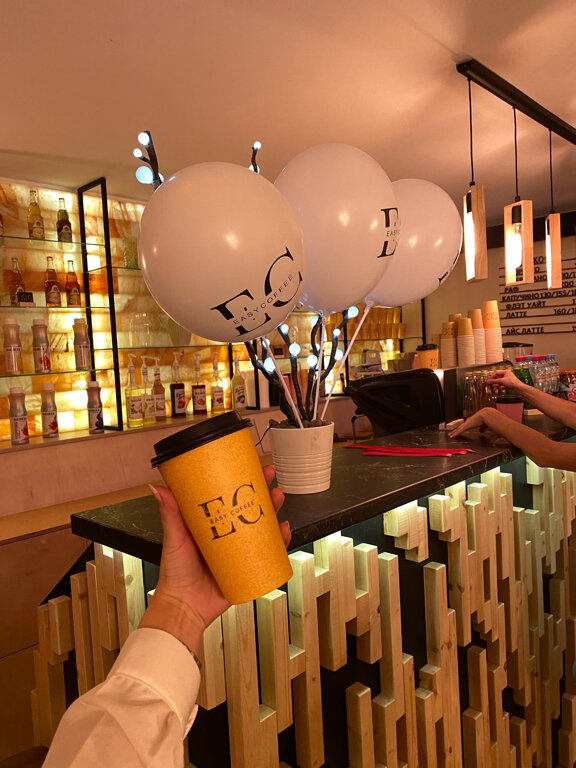 Kahve dükkanları Easy Coffee, Saint‑Petersburg, foto