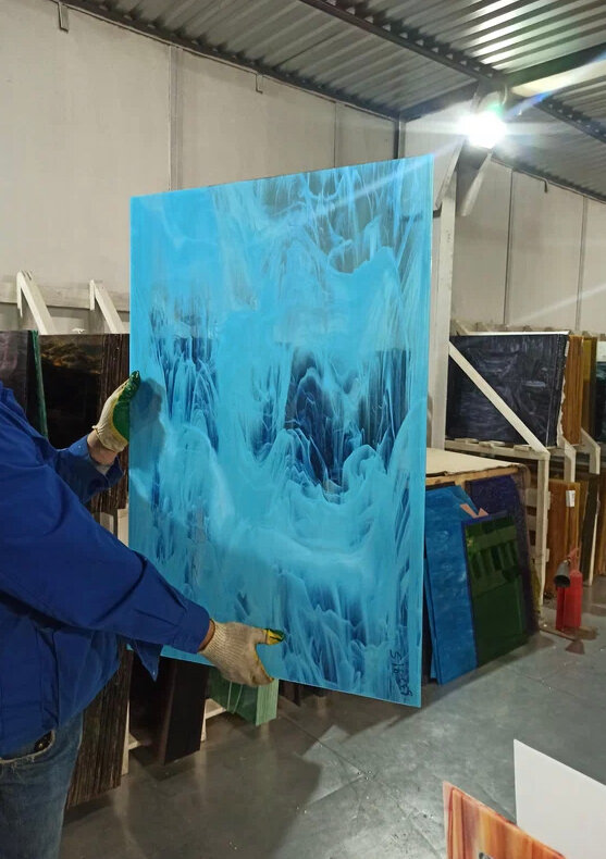 Cam ve cam ürün üreticisi Цветное Стекло, Moskova, foto