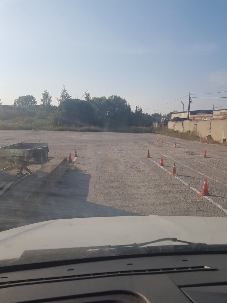 Ehliyet sınav alanı Площадка для вождения, Vologda, foto