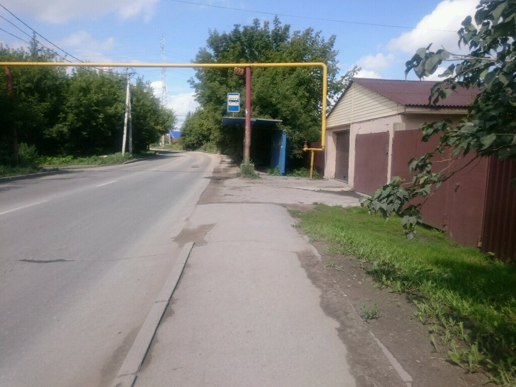 Toplu taşıma durağı Улица Союзная, Novosibirsk, foto