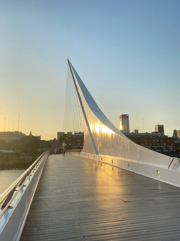 Turistik yerler Puente de la Mujer, Buenos Aires, foto