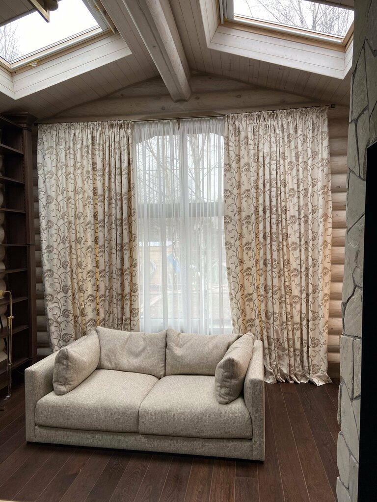 Perde ve korniş üreticileri N. J. Project, Zelenograd, foto