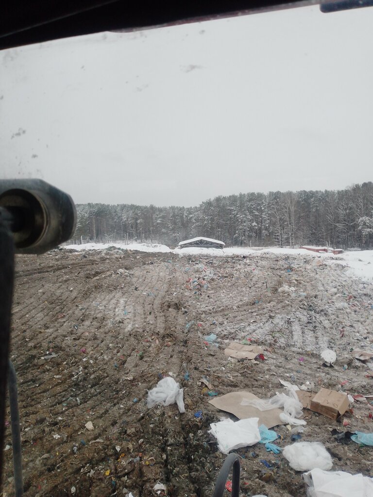 Atık depolama alanı Полигон твёрдых бытовых отходов, Kalujskaya oblastı, foto