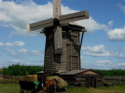 Müzeler ve sanat galerileri Ethnographic Tatar Village, Tataristan, foto