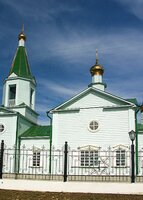 Ortodoks kiliseleri Церковь Успения Пресвятой Богородицы с.Селиярово, Hantı‑Mansi Özerk Okrugu, foto