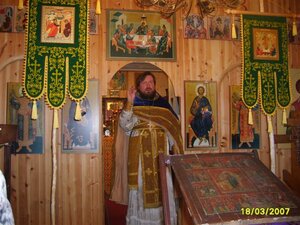 Khram Preobrazheniya Gospodnya (Leningrad Region, Volkhovskiy rayon, Sviritskoye selskoye poseleniye, derevnya Zagubye), ortodoks kiliseleri  Saint‑Petersburg ve Leningradskaya oblastından