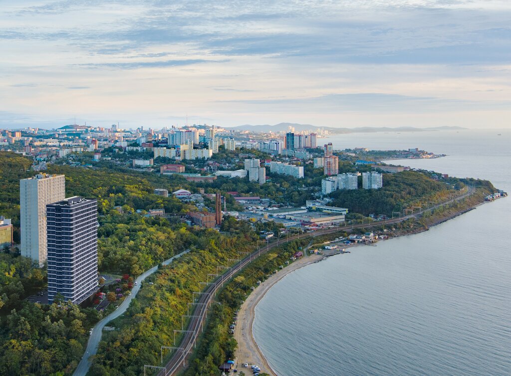 Konut blokları Залив, Vladivostok, foto
