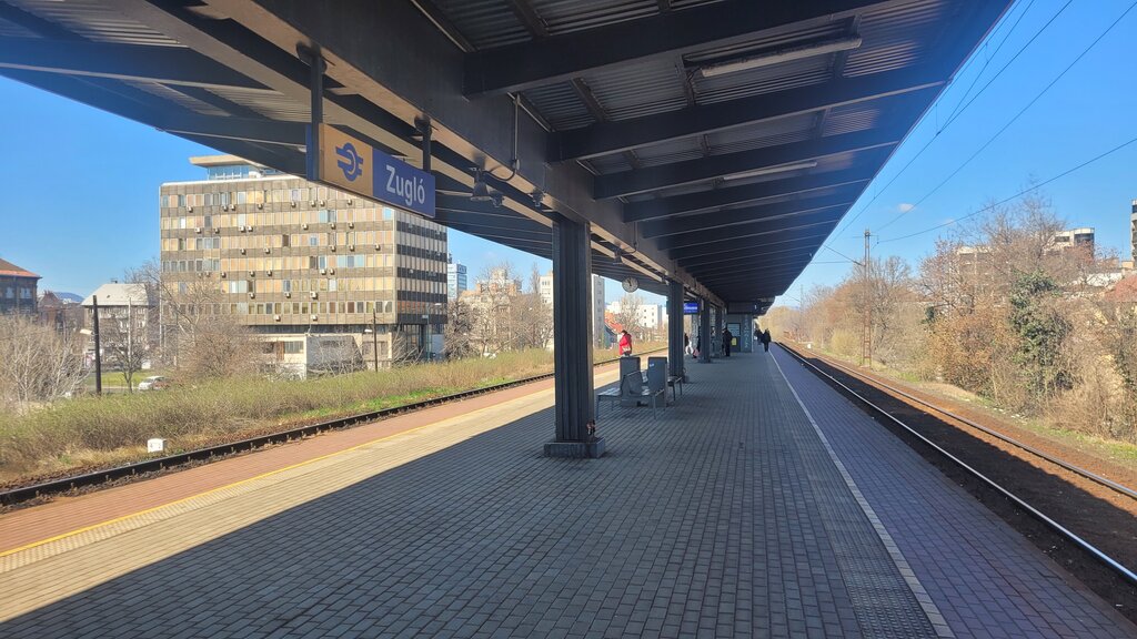Tren istasyonu Budapest-Zugló, Budapeşte, foto