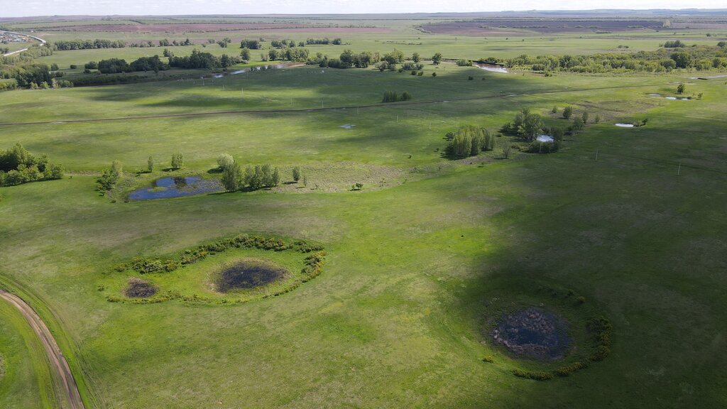 Doğa Ландшафтно-геологический памятник природы Присалмышское карстовое поле, Orenburgskaya oblastı, foto