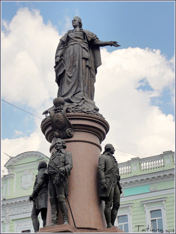 Su parkı Екатерининская площадь, Odesa, foto