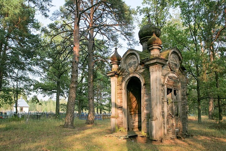 Ortodoks kiliseleri Крестовоздвиженская часовня, Gomelskaya oblastı, foto