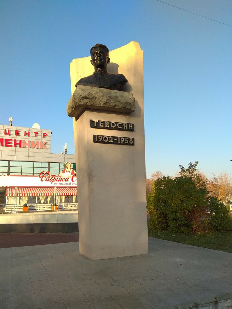 Anıt, heykel И.Ф. Тевосян, Elektrostal, foto