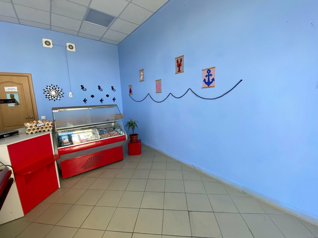 Balık ve deniz ürünleri Fish place, Moguilev, foto