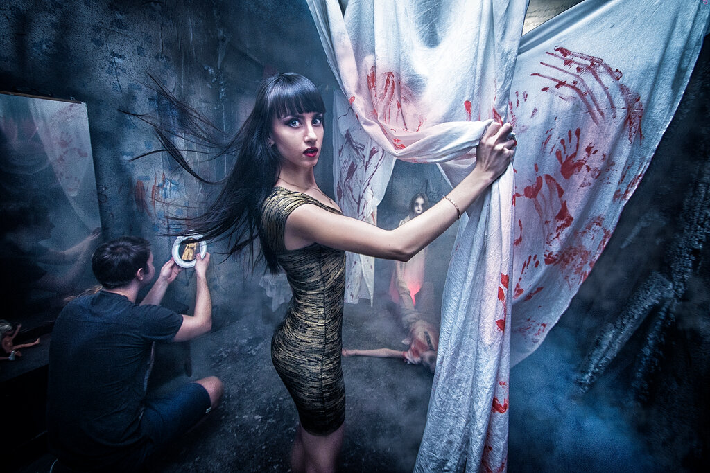 Kaçış oyunları merkezleri Kvest-klub Cherny kot, Orenburg, foto