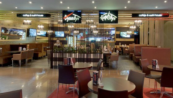 Kafe KofeTun-SushiTun, Moskova, foto