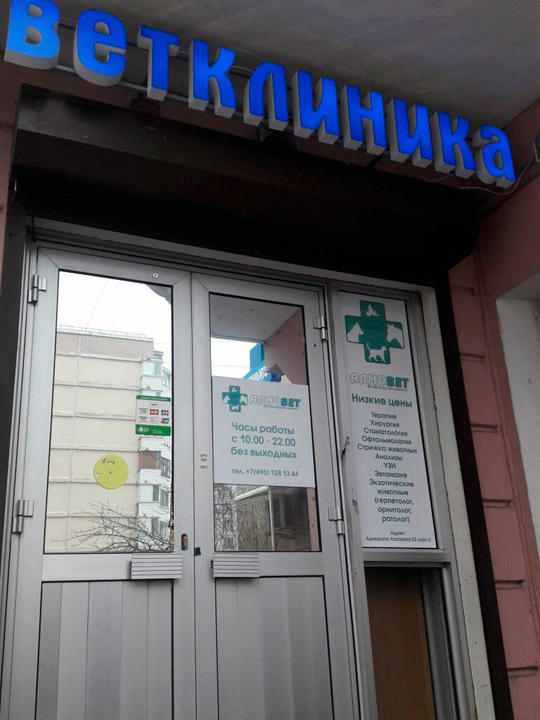 Veteriner klinikleri Almovet, Moskova, foto