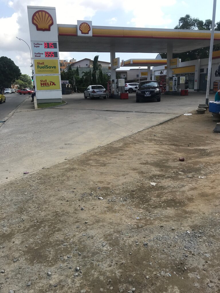Benzin istasyonu Shell Angre 7th Section, Abican, foto