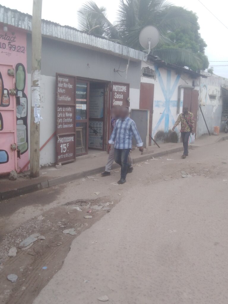 Kafe Cyber café, Brazzaville, foto
