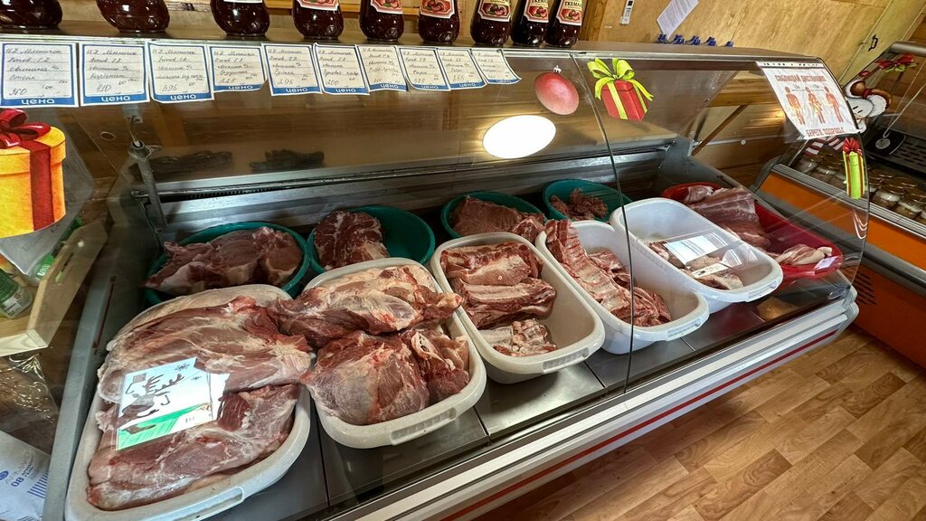 Kasap, şarküteri Мясничок, Tümen (Tiumenskaya) oblastı, foto