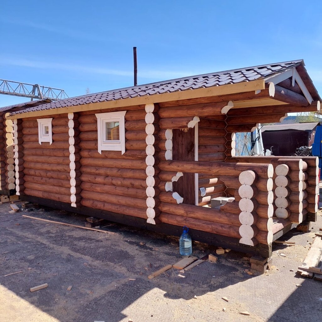 Hamam ve sauna inşaatı Живые модульные бани, Cherepovets, foto