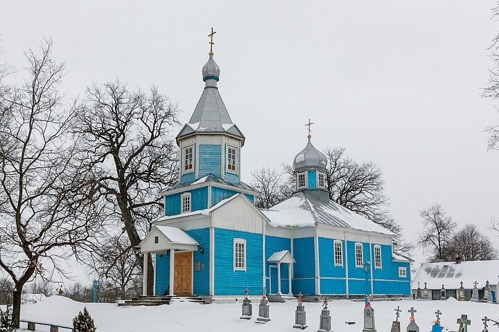 Ortodoks kiliseleri Церковь Рождества Богородицы, Brestskaya oblastı, foto