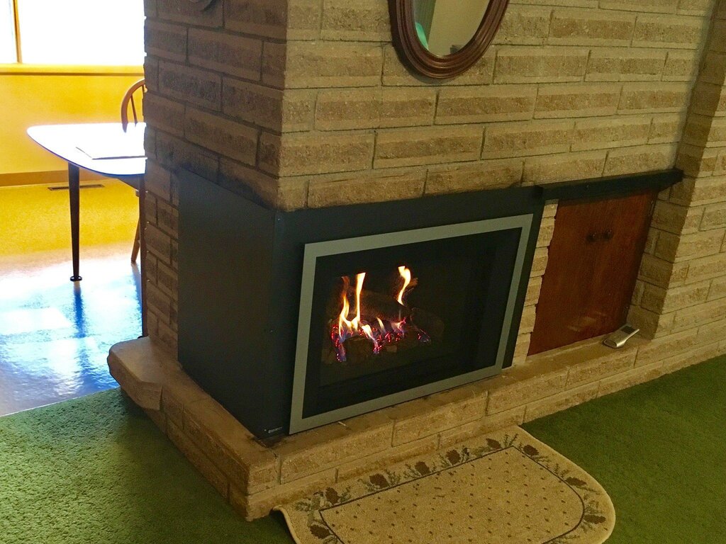 Soba, şömine A Kleene Sweep Chimney Service Inc, Oregon Eyaleti, foto