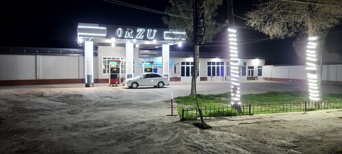 Benzin istasyonu Orzu, Şehrisebz, foto
