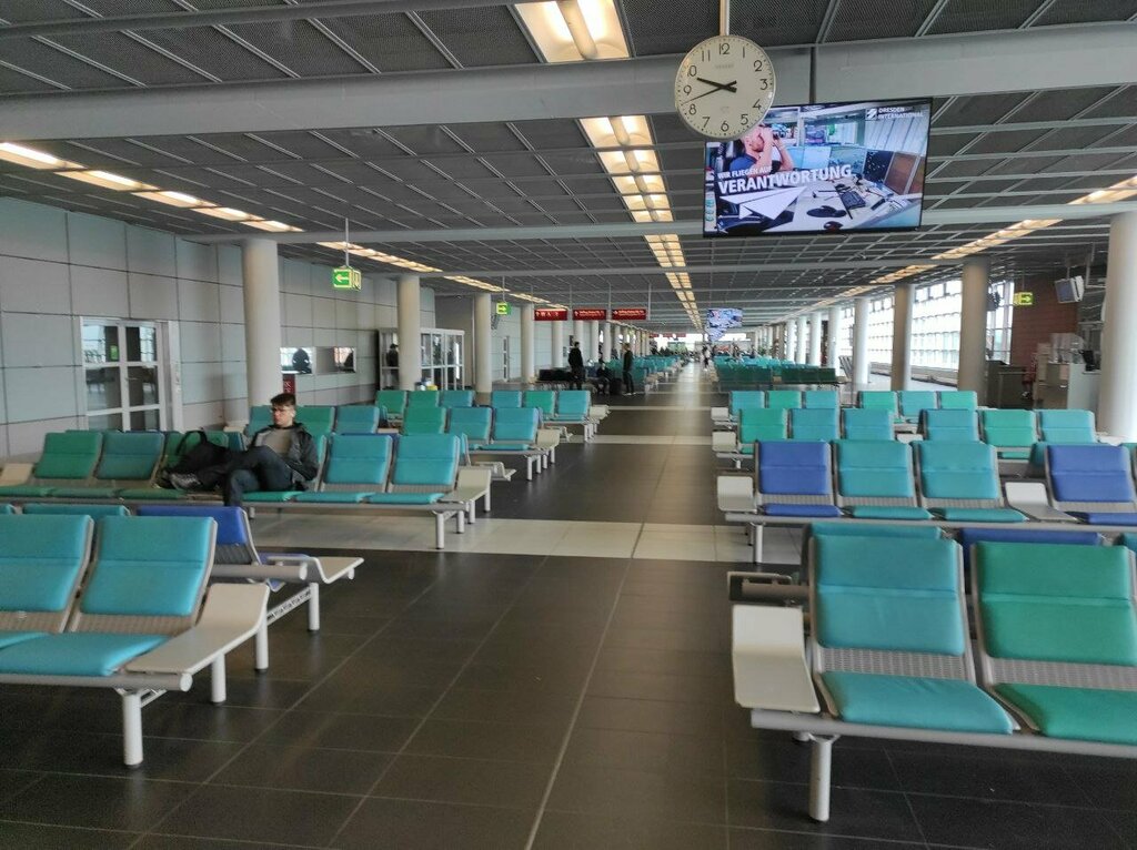 Havaalanları Flughafen Dresden, Saksonya, foto