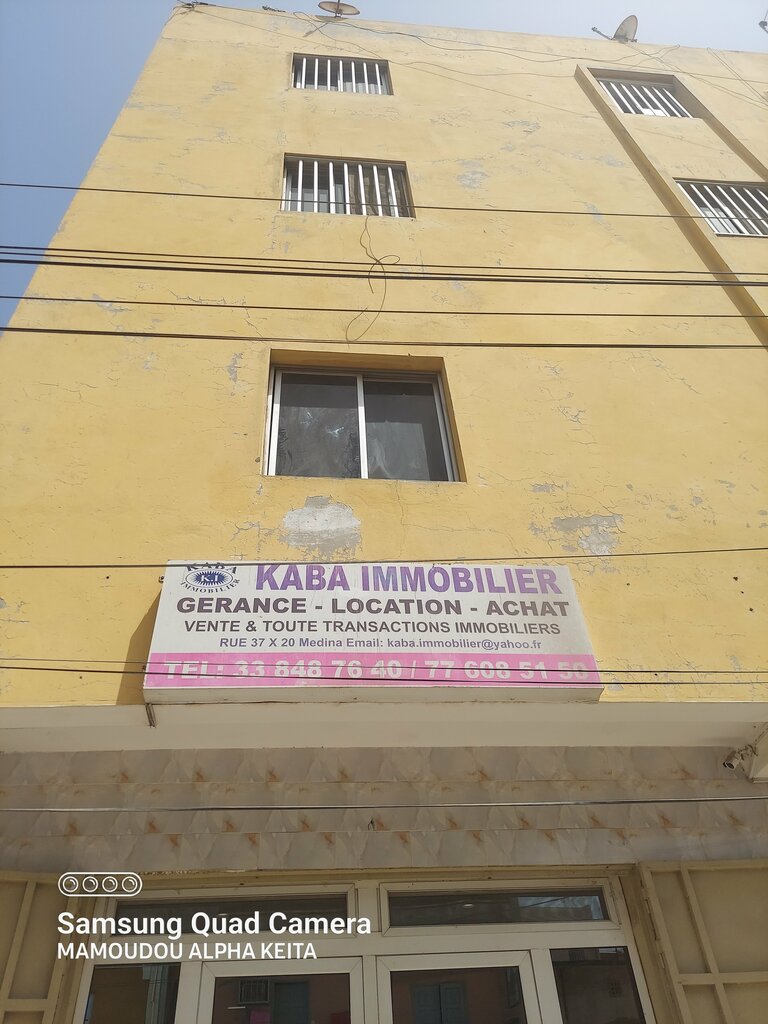 Emlak ofisi Kaba Immobilier, Dakar, foto