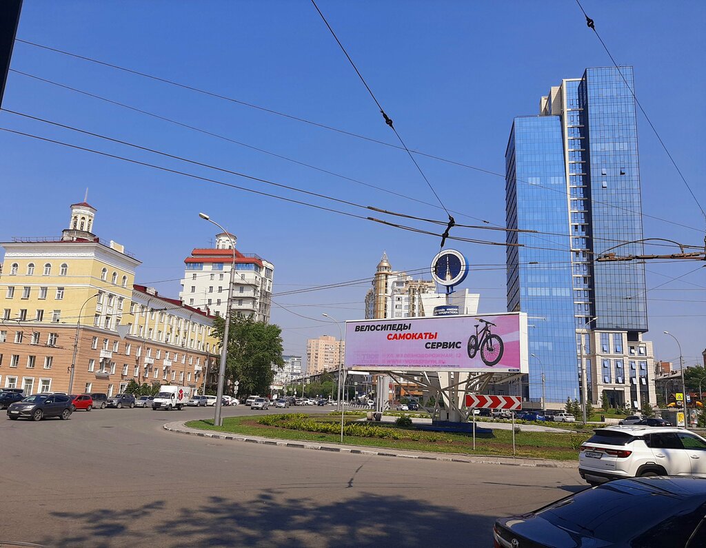 Anıt, heykel Ю.В. Кондратюк, Novosibirsk, foto