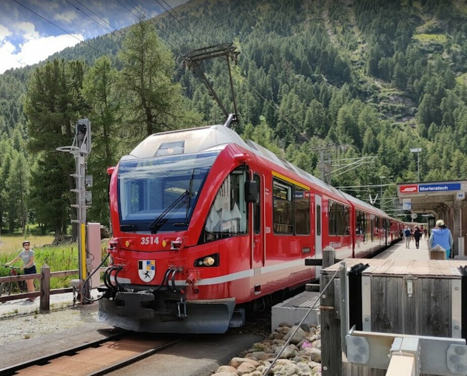 Tren istasyonu Morteratsch, , foto