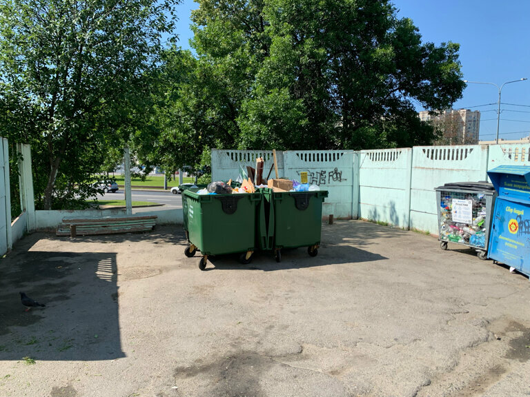 Çöp alanları Trash and garbage disposal area, Saint‑Petersburg, foto