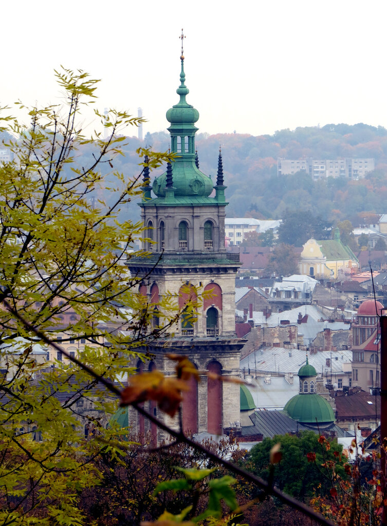 Turistik yerler Башня Корнякта, Lviv, foto