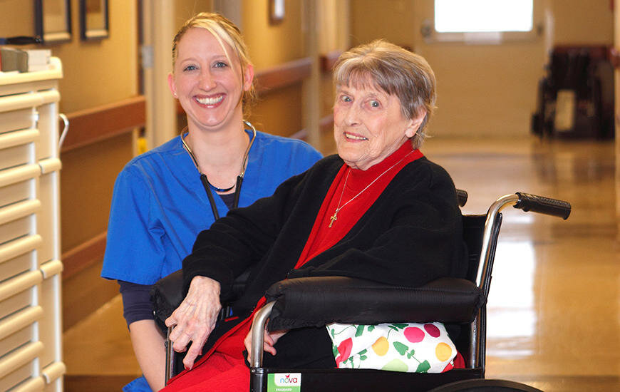 Huzurevi, bakımevi Springs Valley Meadows, İndiana Eyaleti, foto