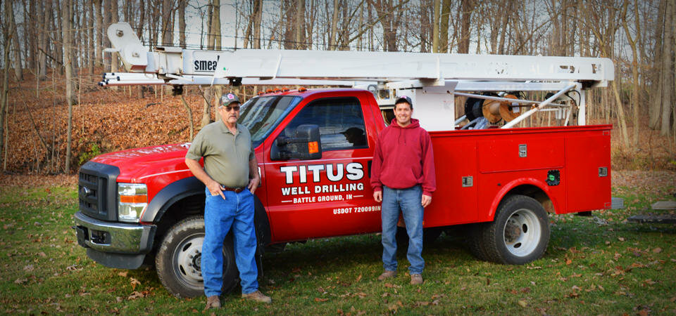 Sondaj çalışmaları Titus Well Drilling, Inc, İndiana Eyaleti, foto